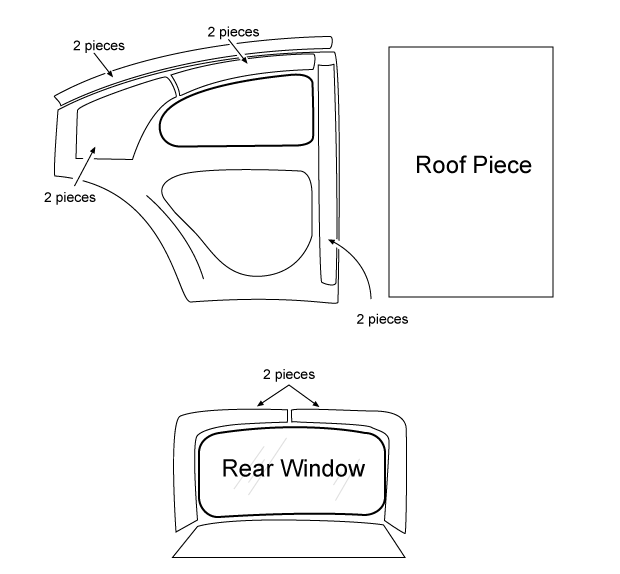 VW Headliner Padding Kit Beetle Sedan 1958-1977 – dubbed.co.nz