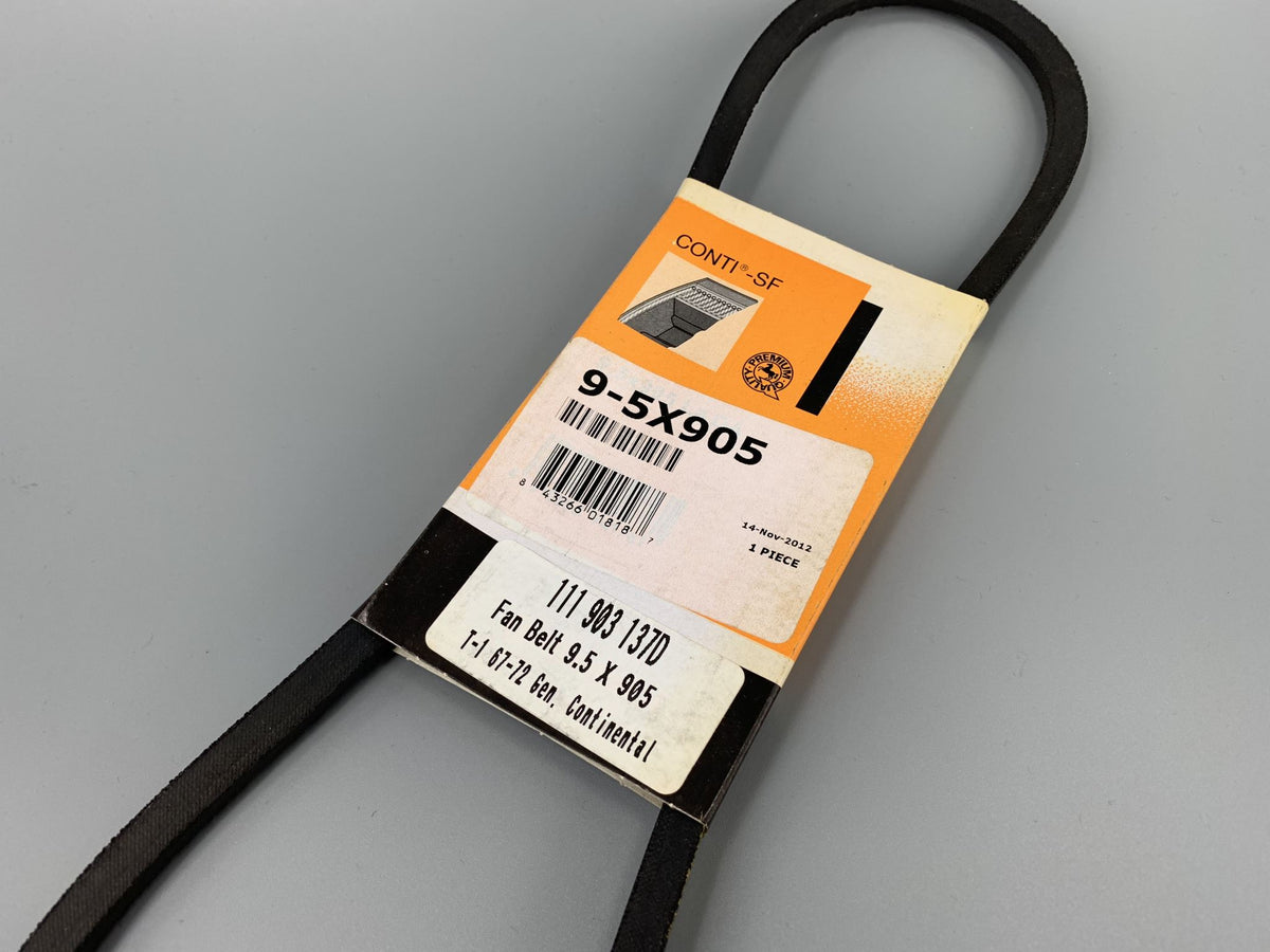 VW Fan Belt 9.5x905 12V Beetle Ghia Kombi Conti – dubbed.co.nz