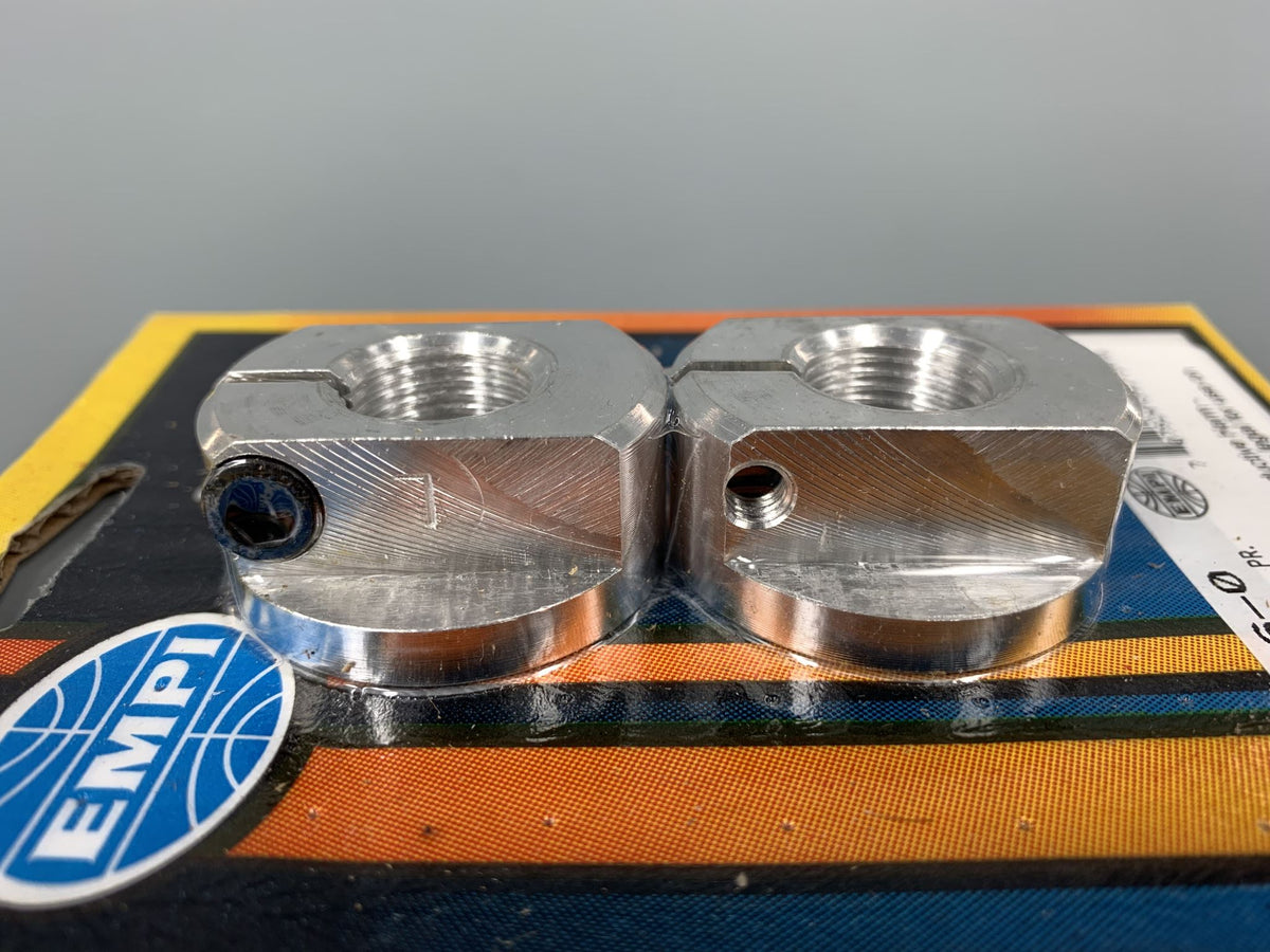 VW Billet Aluminium Front Spindle Clamp Nuts For King and Link Pin Pair ...